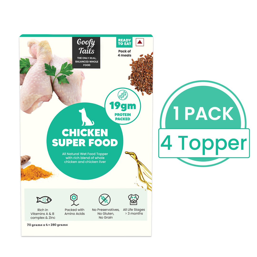Goofy Tails Chicken Super Food Topper for Dogs and Puppies – GoofyTails