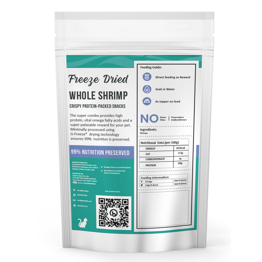 Buy Online Freeze Dried Shrimp Treats for Cats – GoofyTails