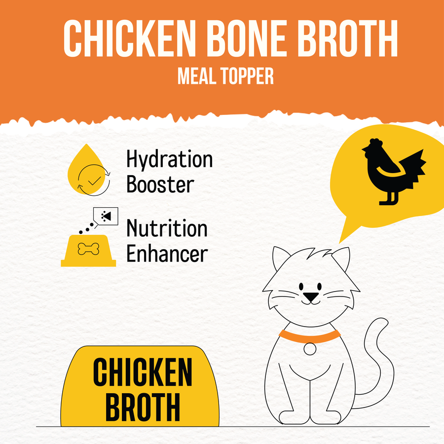 Goofy Tails Chicken Bone Broth for Cats and Kittens - 100ml – GoofyTails
