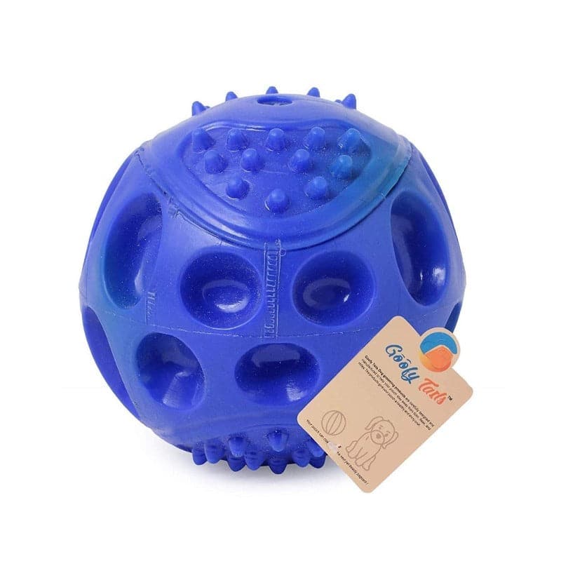 Goofy Tails Dog Ball Combo for Dogs (Tennis Ball +Hole Ball+ Spike Bal ...