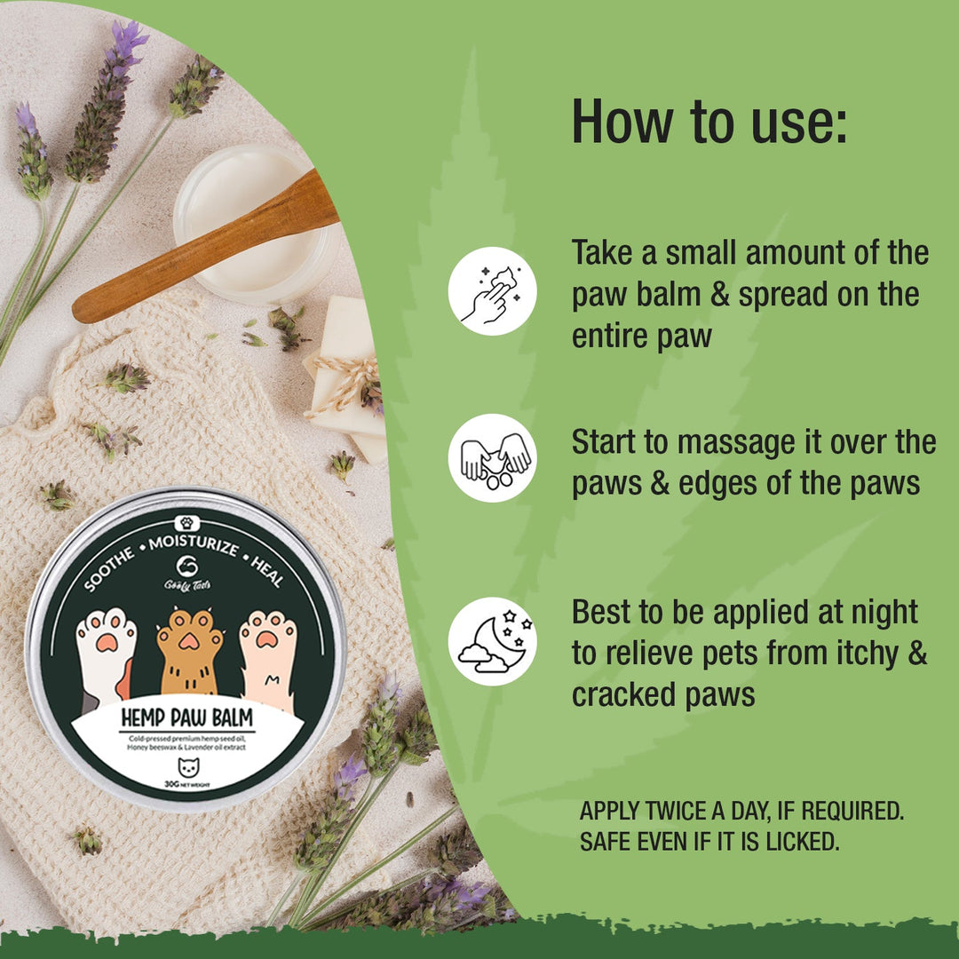 Buy Hemp Butter Paw Cream For Cats & Kittens - 30g Balm – GoofyTails
